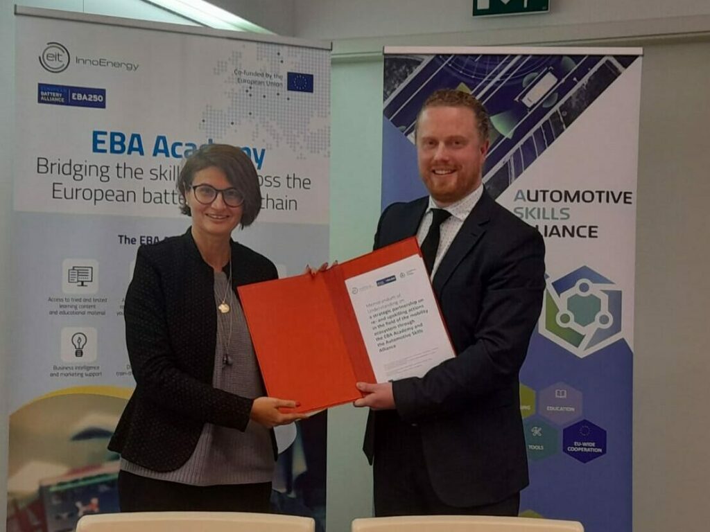 The Automotive Skills Alliance and European Battery Alliance Academy ...